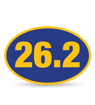 26.2 Bumper Magnet - Right On, Left On
